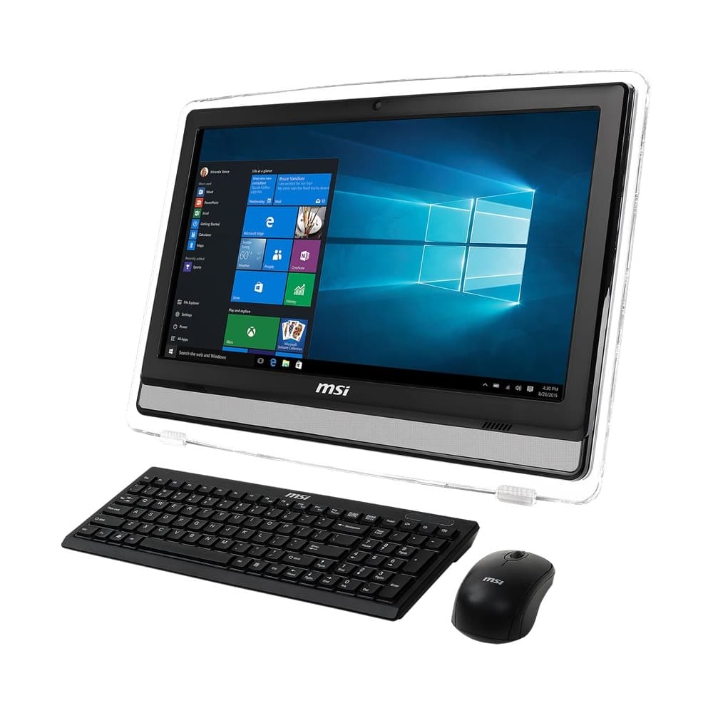 Best Buy: MSI Pro 22ET 4BW 21.5" Touch-Screen All-In-One Intel Celeron ...