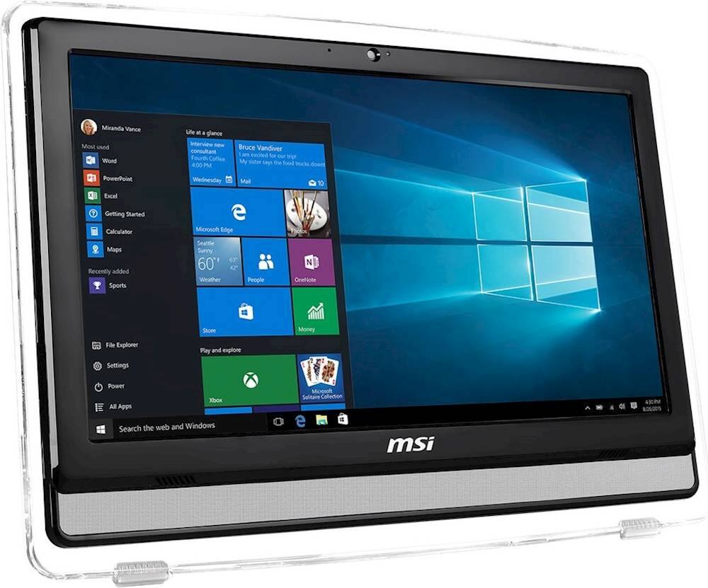 Best Buy: MSI Pro 22ET 6M 21.5" Touch-Screen All-In-One Intel Core i3 ...