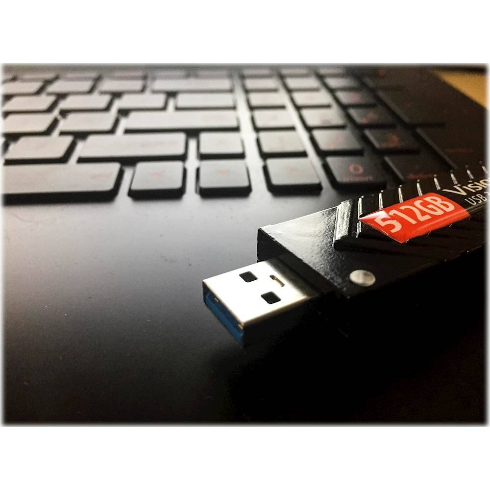 Best Buy: VisionTek 512GB External USB 3.0 Portable Hard Drive black 900904