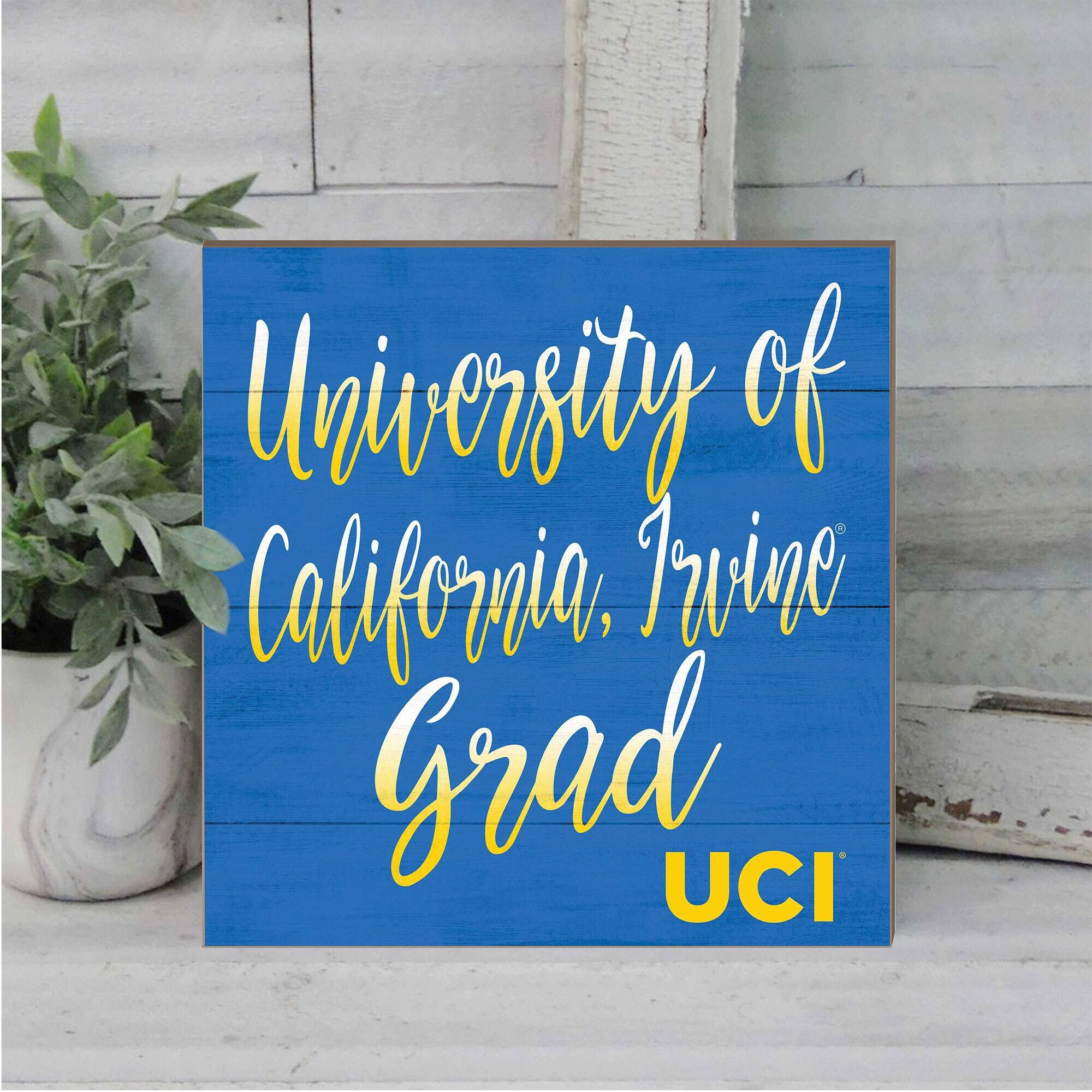 Jardine UC Irvine Anteaters 10" x 10" Grad Plaque Navy 200834909 - Best Buy