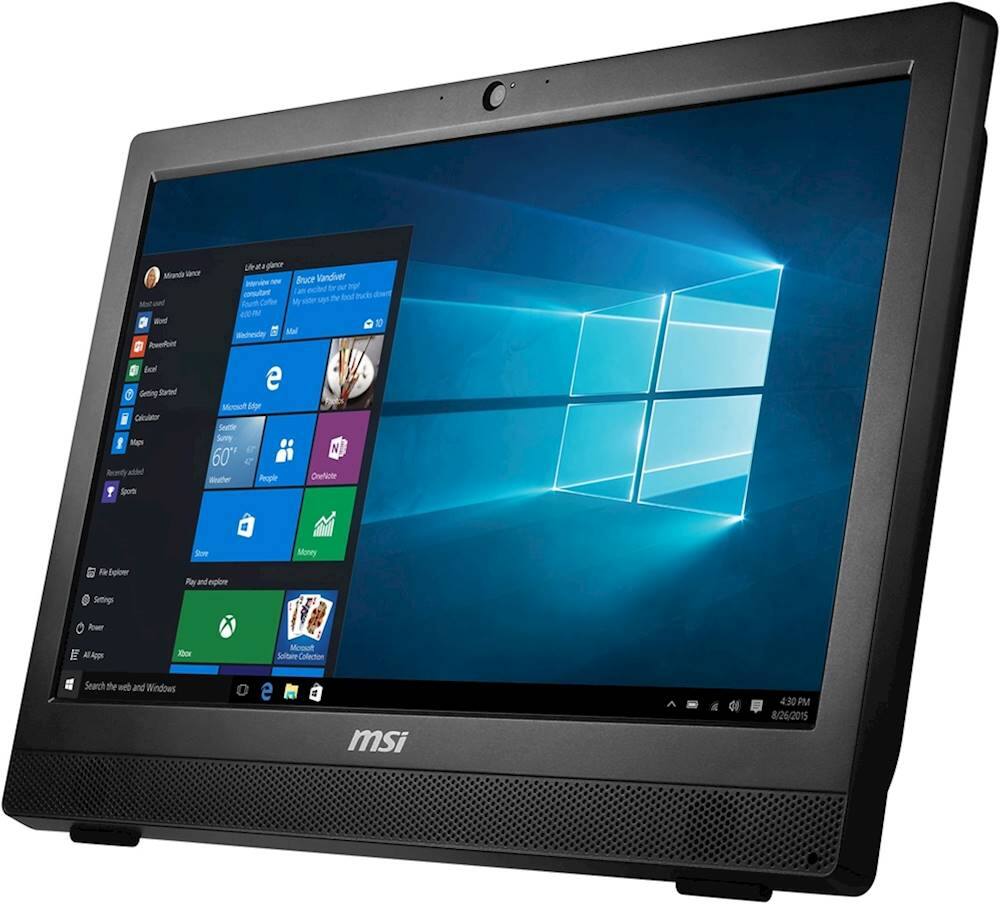 Best Buy: MSI Pro 24T 4BW 23.6" Touch-Screen All-In-One Intel Pentium ...