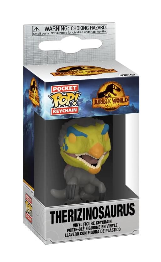 Jurassic World Dominion Funko POP Keychain | Therizinosaurus Green ...