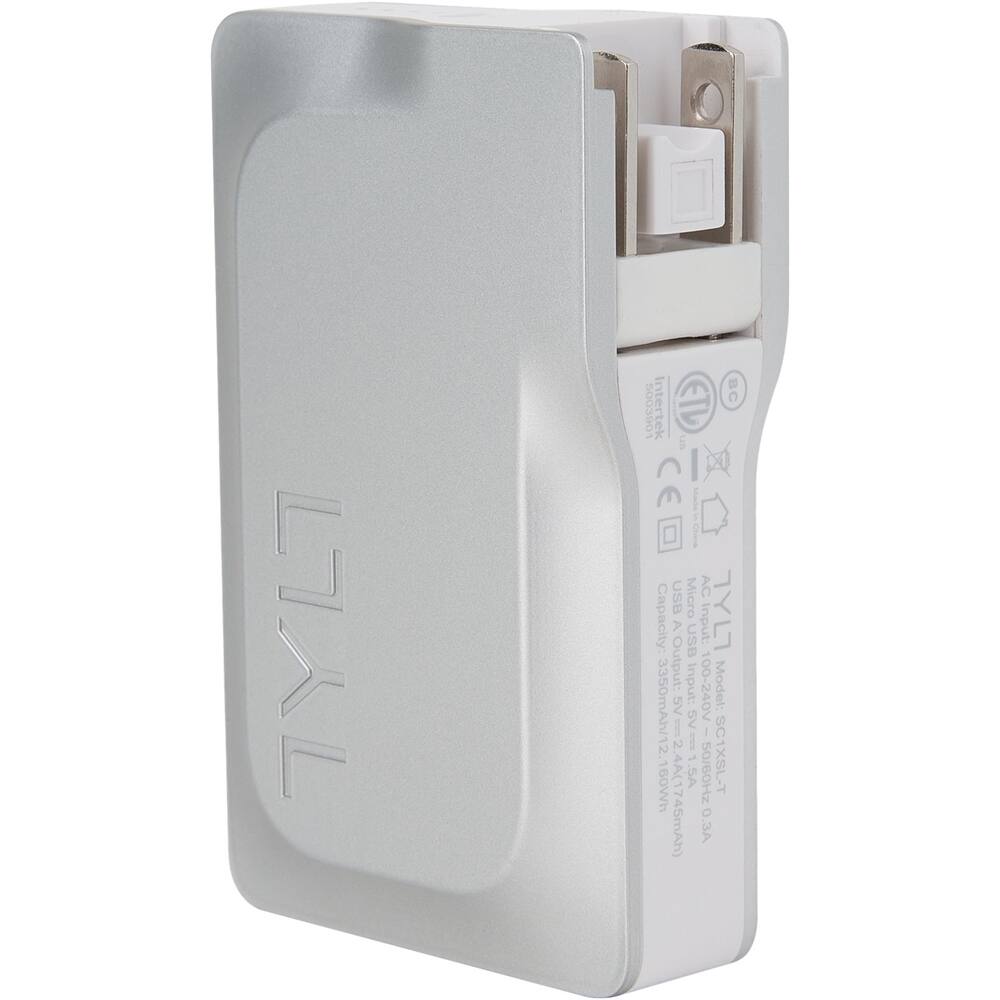 TYLT Smart Charger 1X 3350 mAh Portable Charger for Most USB Enabled ...
