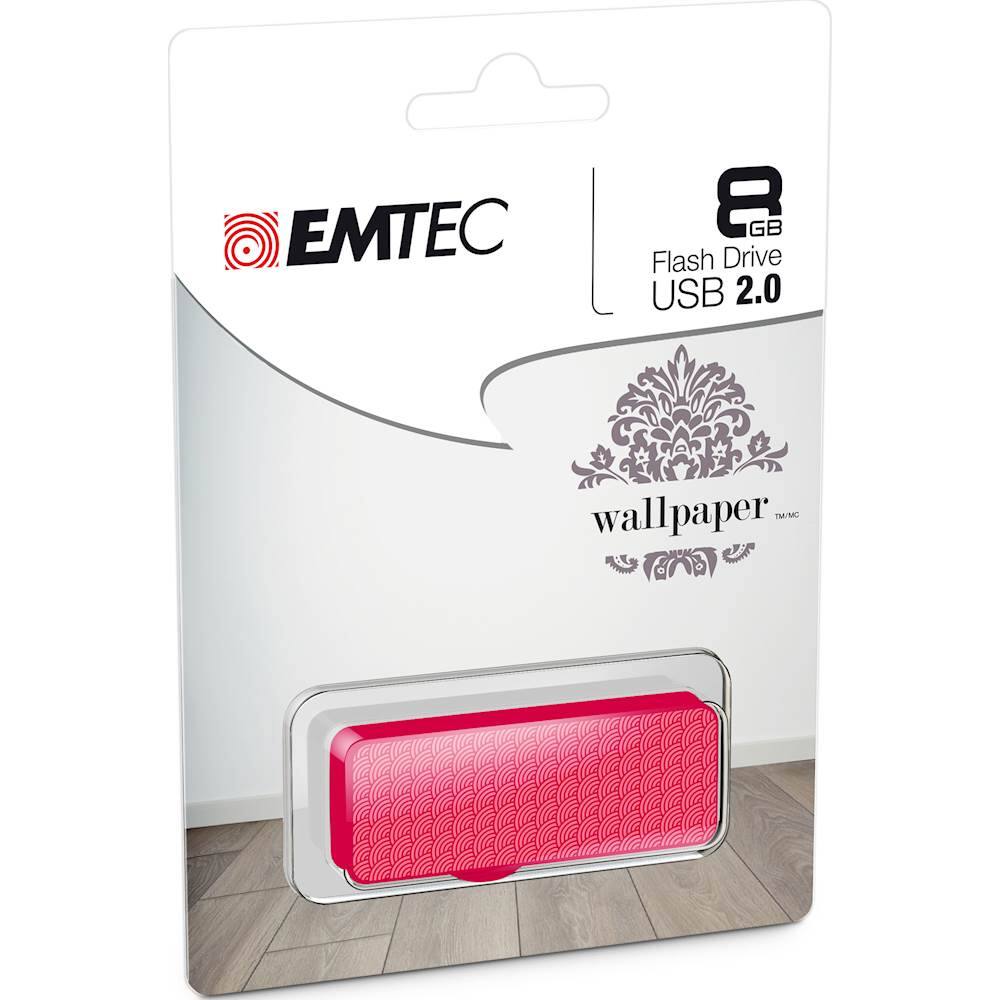 Best Buy: EMTEC Wallpaper 8GB USB 2.0 Type A Flash Drive Assorted ...
