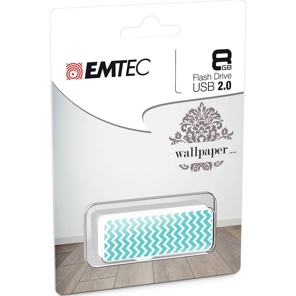 Best Buy: EMTEC Wallpaper 8GB USB 2.0 Type A Flash Drive Assorted ...