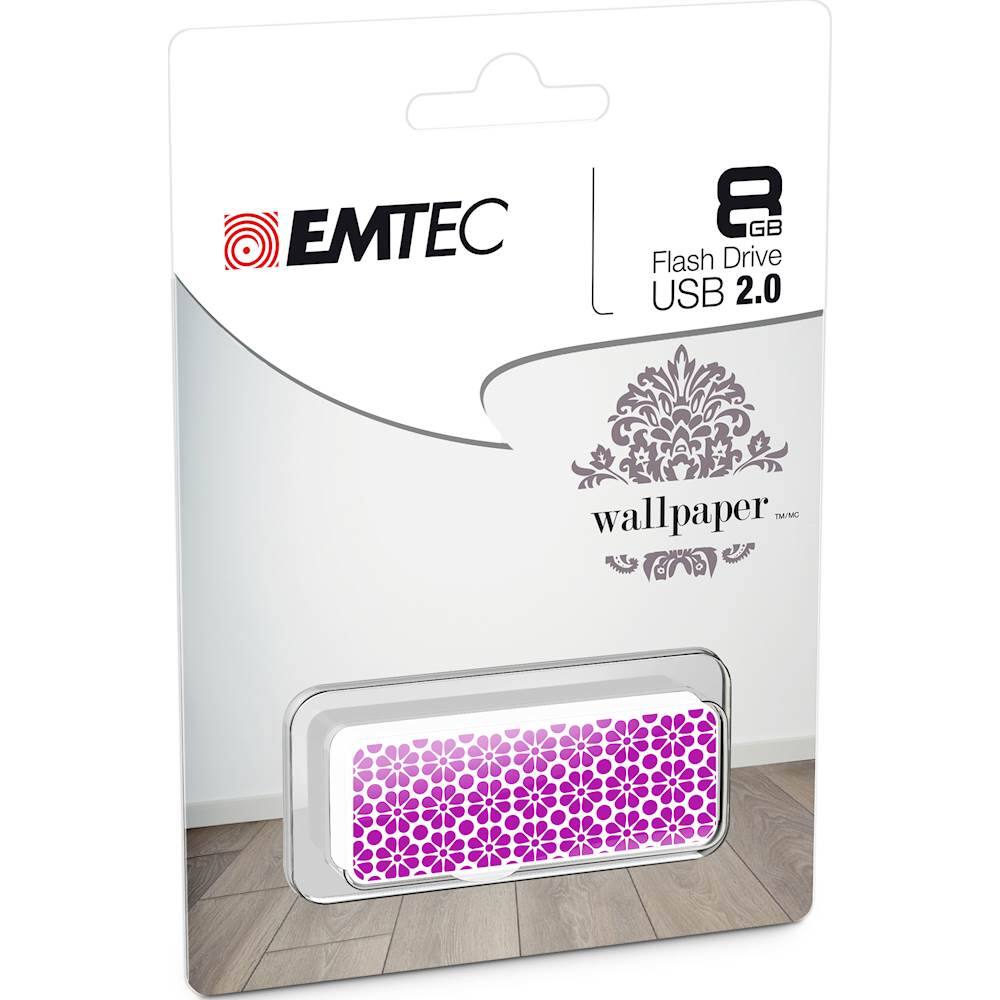 Best Buy: EMTEC Wallpaper 8GB USB 2.0 Type A Flash Drive Assorted ...
