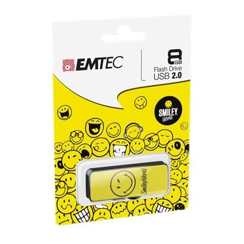 Best Buy: EMTEC Smiley World 8GB USB 2.0 Flash Drive Smile ECMMD8GM700SW01