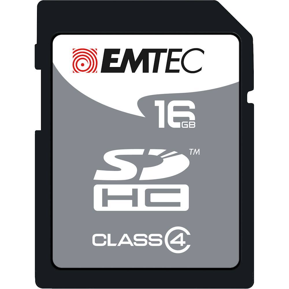 EMTEC Silver 16GB SDHC Memory Card ECMSD16GHC4 - Best Buy