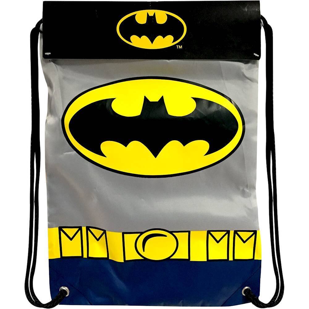 Best Buy: Concept One Batman™ Cinch Sack Gray/Black/Yellow 888783650908