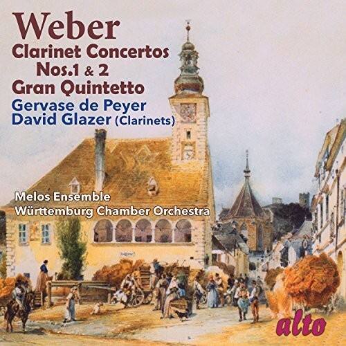 Weber / Glazer,David / Gervase De Peyer Clarinet Concertos Nos. 1 & 2 ...