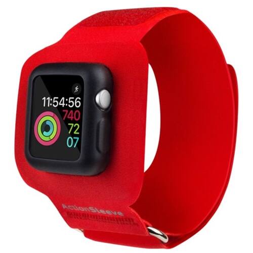 Best Buy: Twelve South ActionSleeve Arm Pack for Apple Watch™ 42mm Red ...