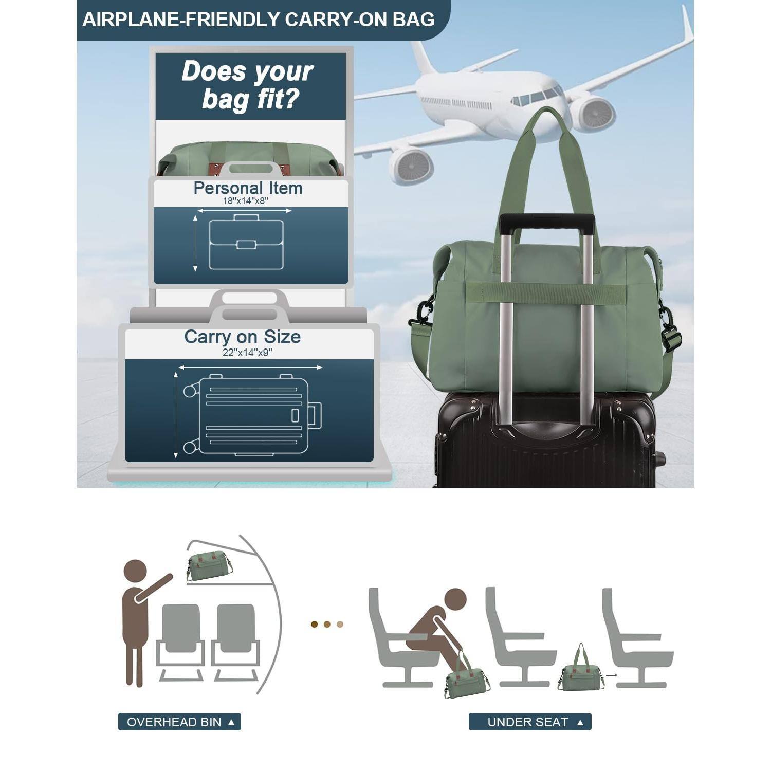 Paradigms Interiors Travel Duffle Bag Waterproof Weekender Overnight ...