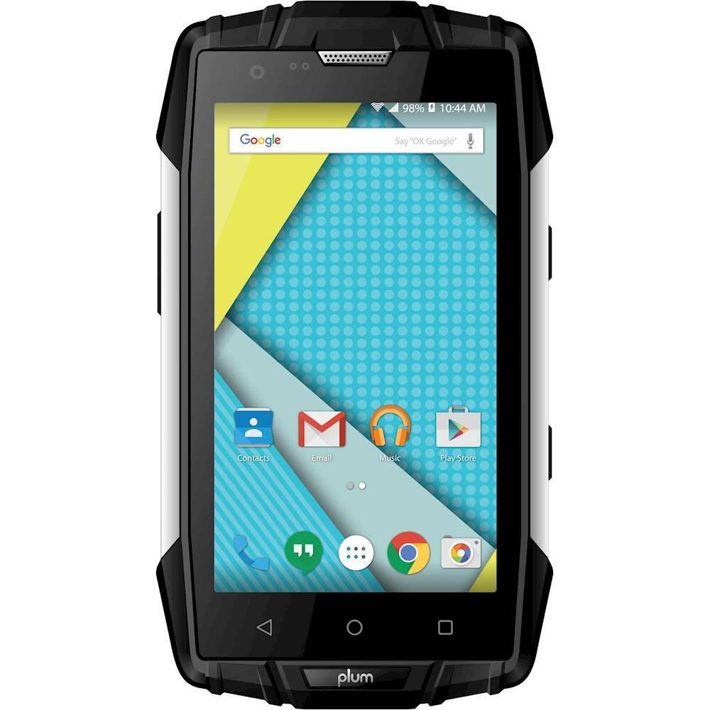 Plum Gator 3 4G with 8GB Memory Cell Phone (Unlocked) Black/Silver ...