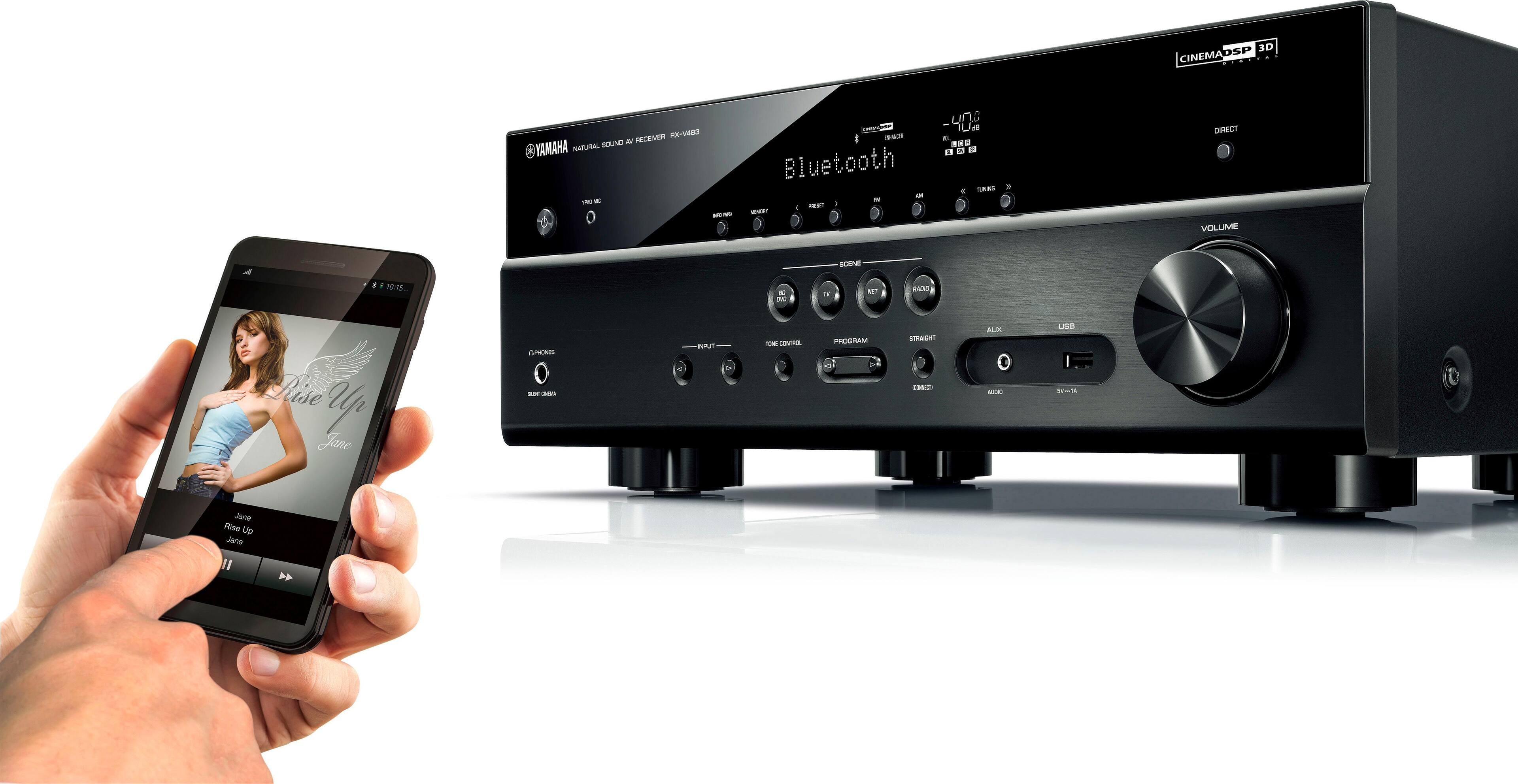 Customer Reviews: Yamaha 5.1-Ch. Network-Ready 4K Ultra HD and 3D Pass ...