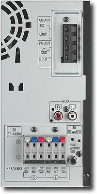 Best Buy: Panasonic 460-Watt Stereo Shelf System w/Subwoofer SC-AK610