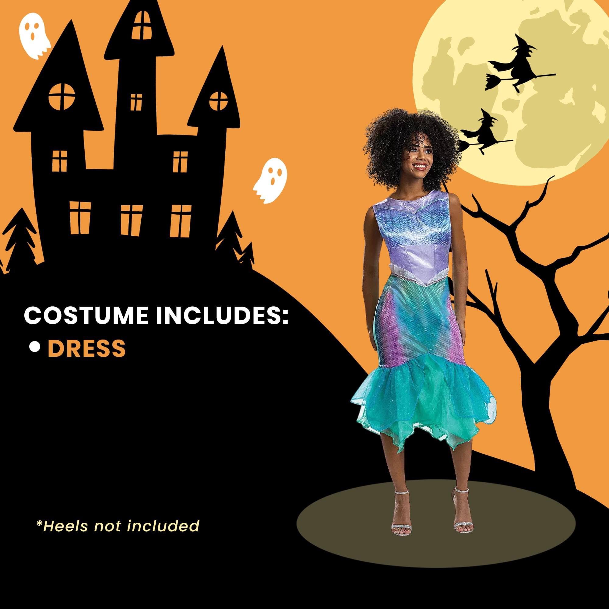 Disguise Disney The Little Mermaid Ariel Mermaid Classic Adult Costume ...