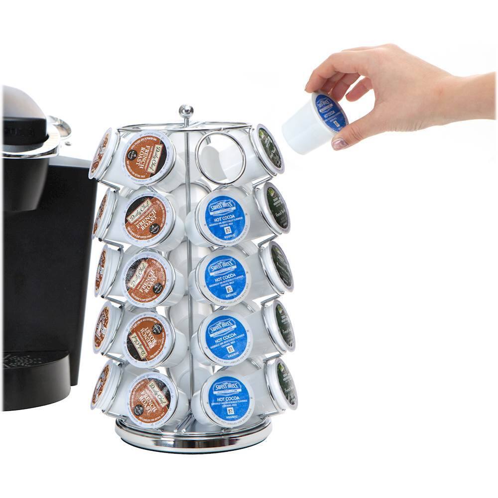 Best Buy: Mind Reader Spinner 35 K-Cup Coffee Pods Carousel Storage ...