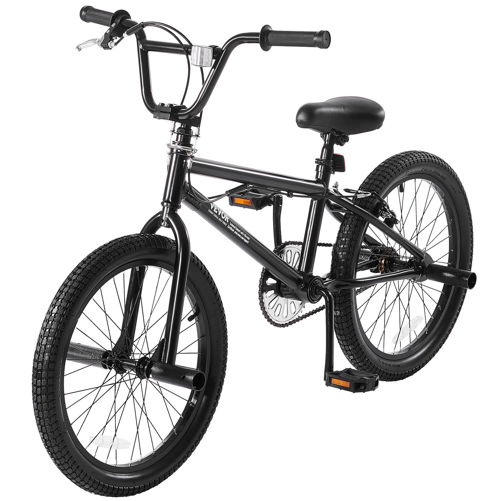 VEVOR BMX Bike, 20 Inch Wheel Freestyle Bike, BMX Race Bike with 360° Rotor and 4 Pegs, Beginner ...