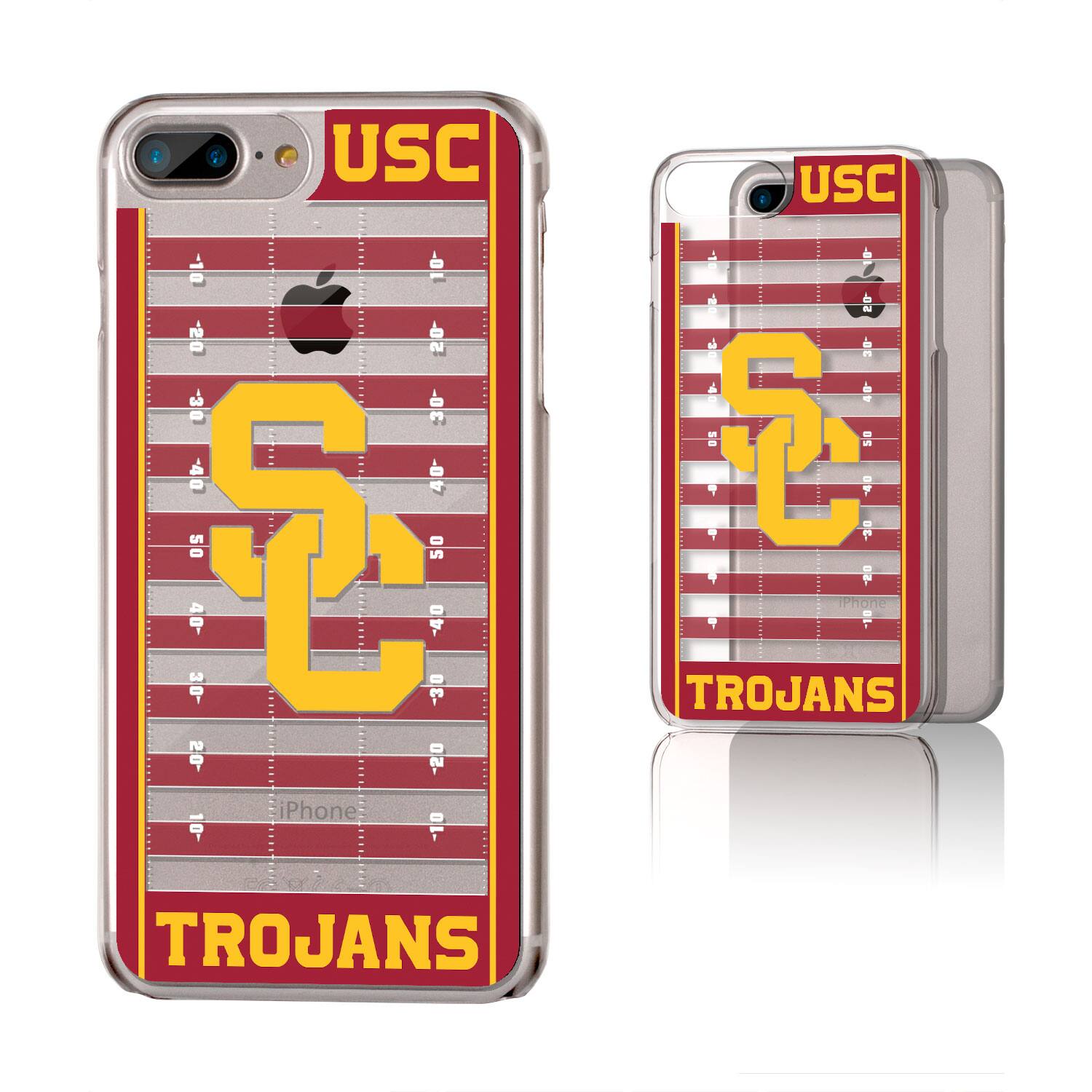 Keyscaper NCAA USC Trojans iPhone Clear Football Field Design Case 15 ...