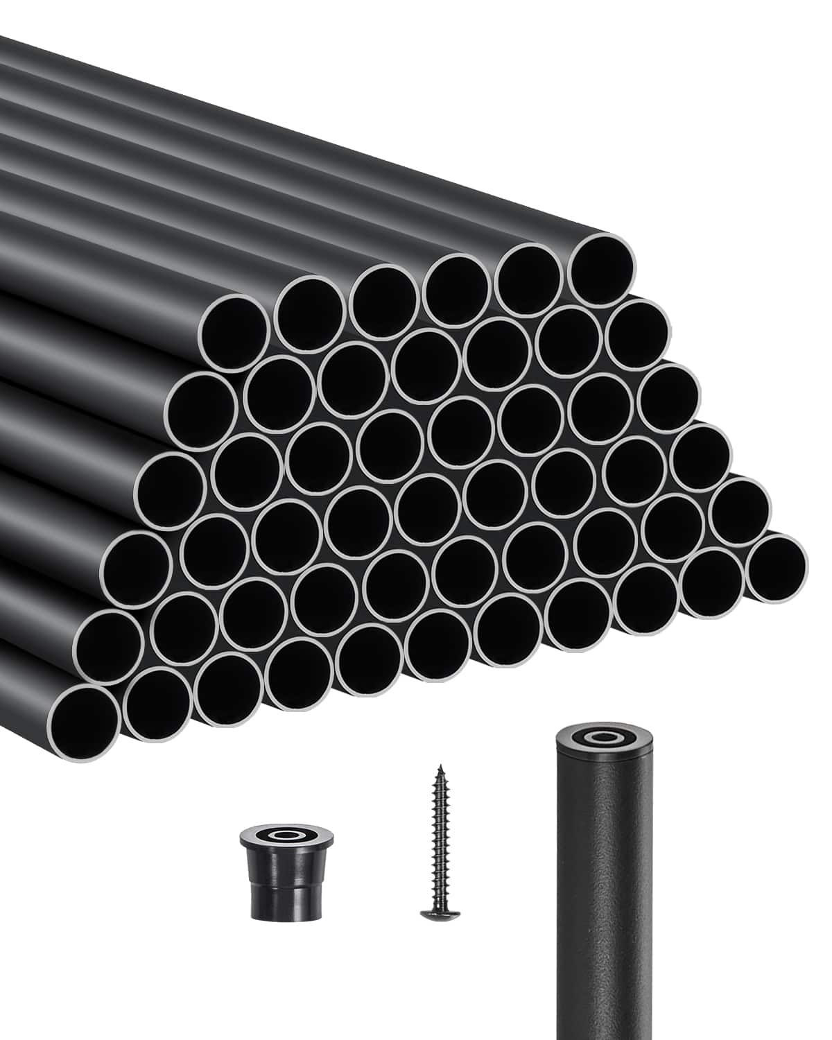 Vevor Staircase Balusters 51 Pack, 36 In Aluminum Stair Balusters, 3/4 ...