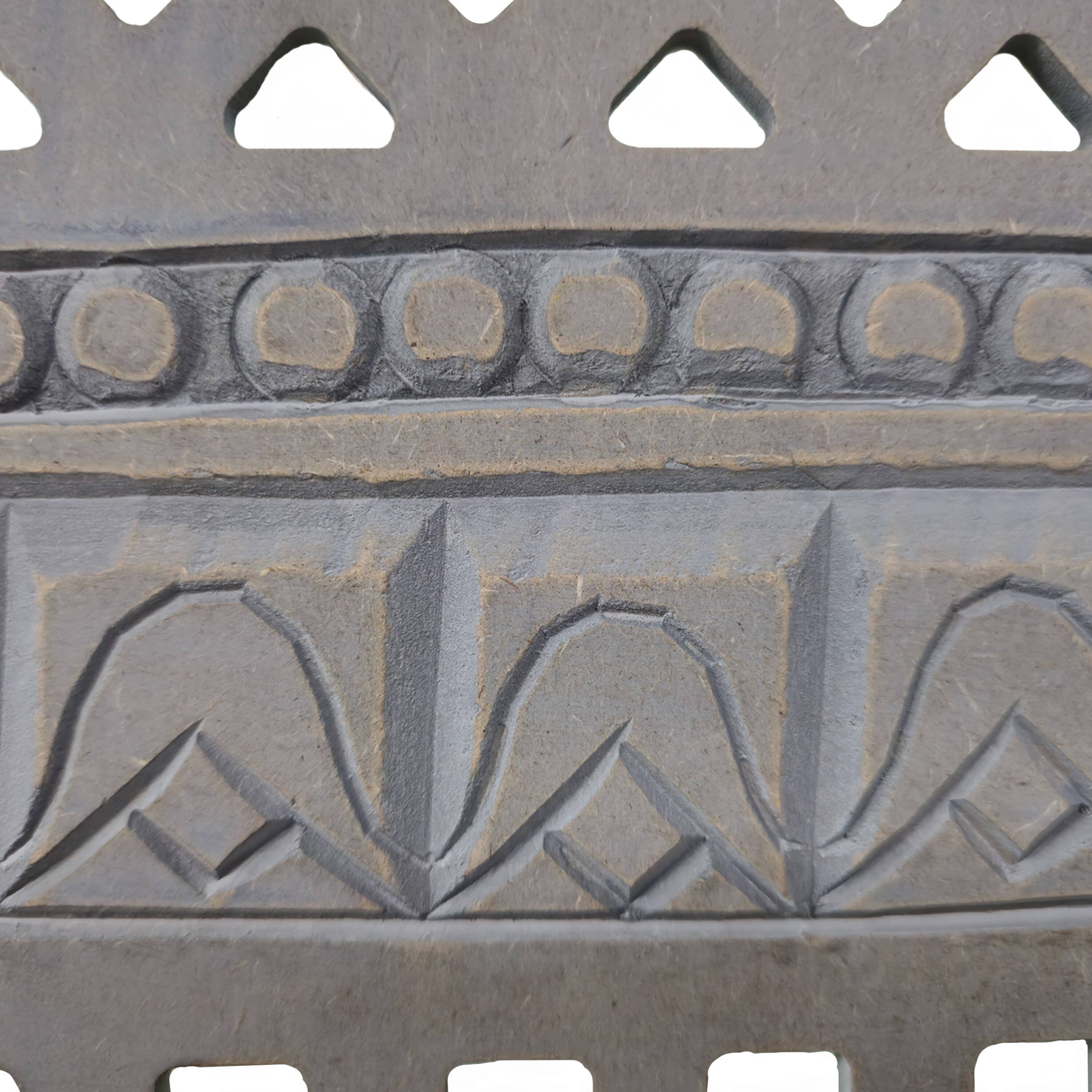 Manhattan Lane Karma 3 Panel Folding Room Divider Screen, Antique Mango ...