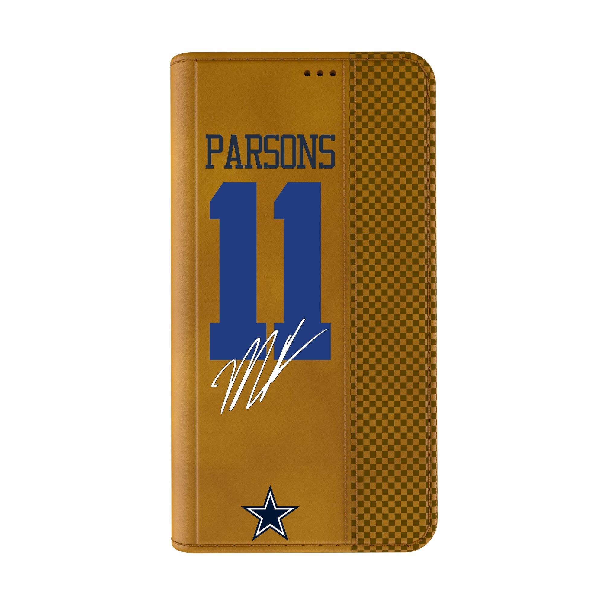 Keyscaper NFL Micah Parsons Dallas Cowboys Folio iPhone Case 16 Brown ...