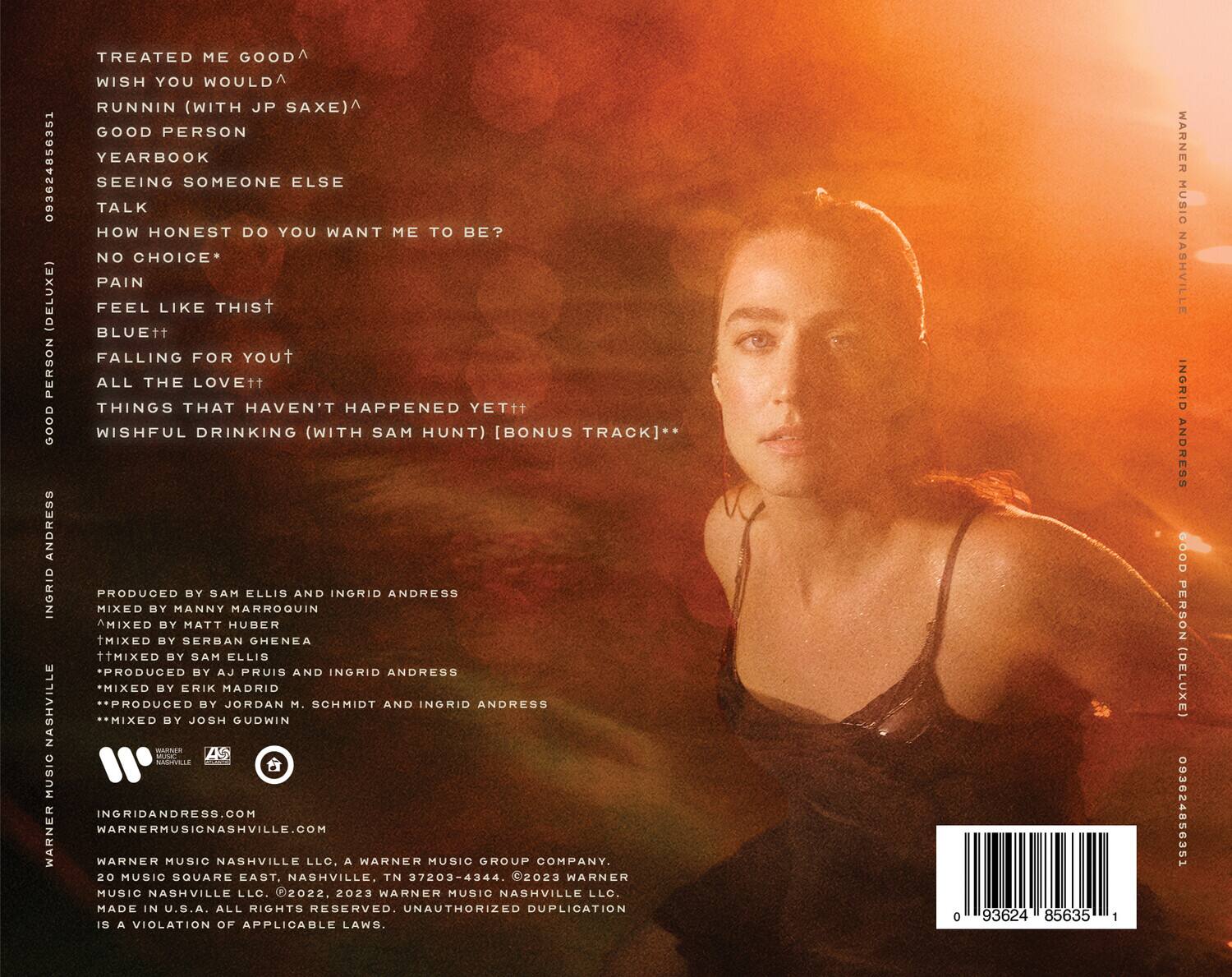 Ingrid Andress Good Person COMPACT DISCS - Best Buy