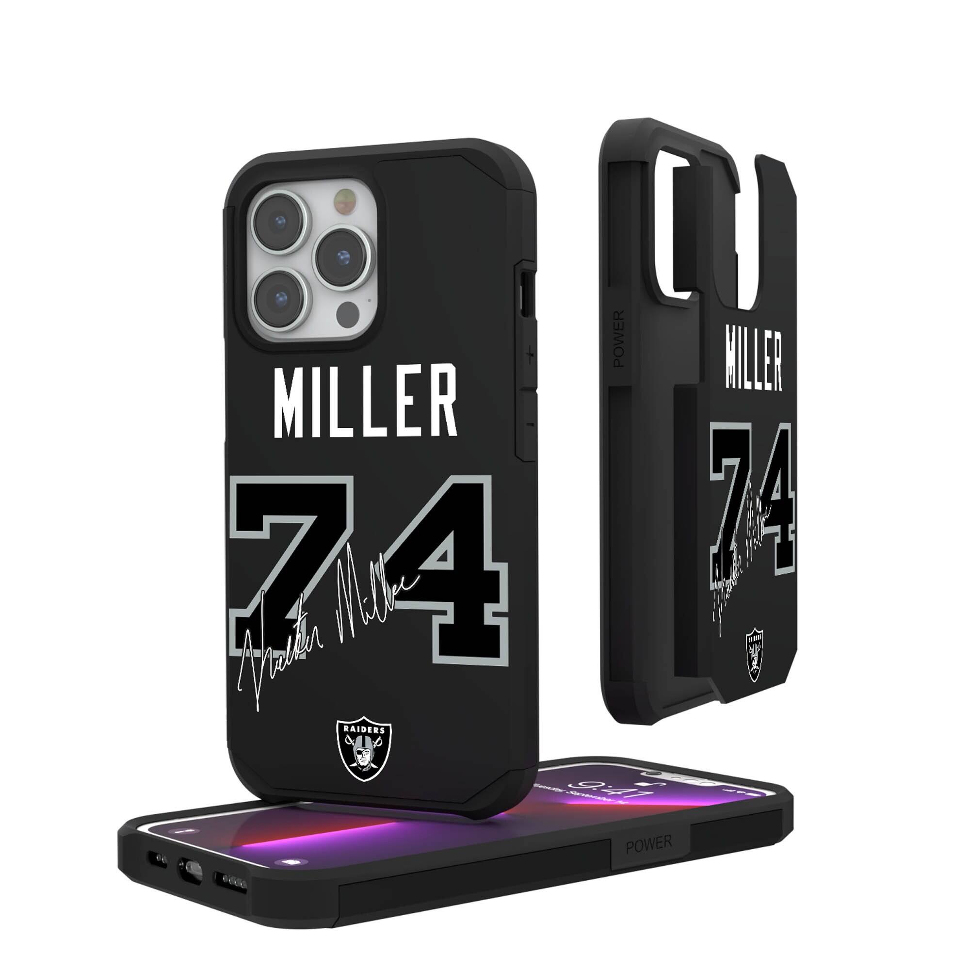 Keyscaper NFL Kolton Miller Las Vegas Raiders iPhone Rugged Case 14 ...
