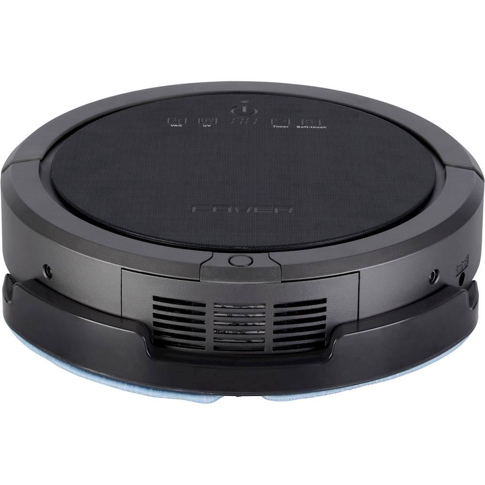 Best Buy: Cover Products V01 Self-Charging Robot Vacuum Black with Gray ...