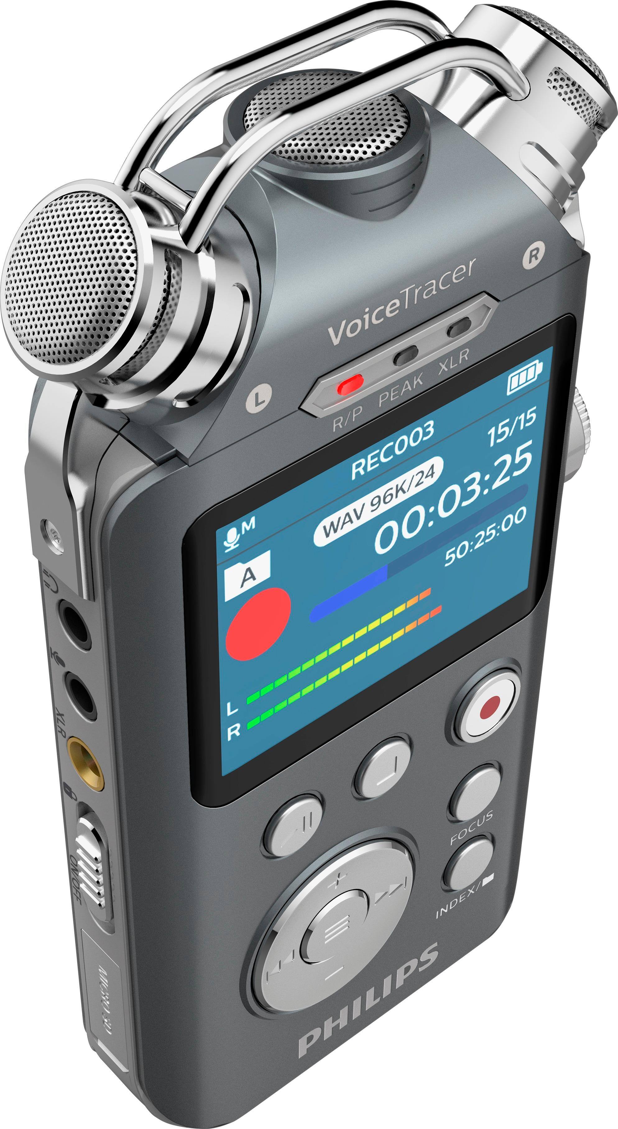 Best Buy: Philips VoiceTracer Digital Voice Recorder Anthracite/Chrome DVT7500