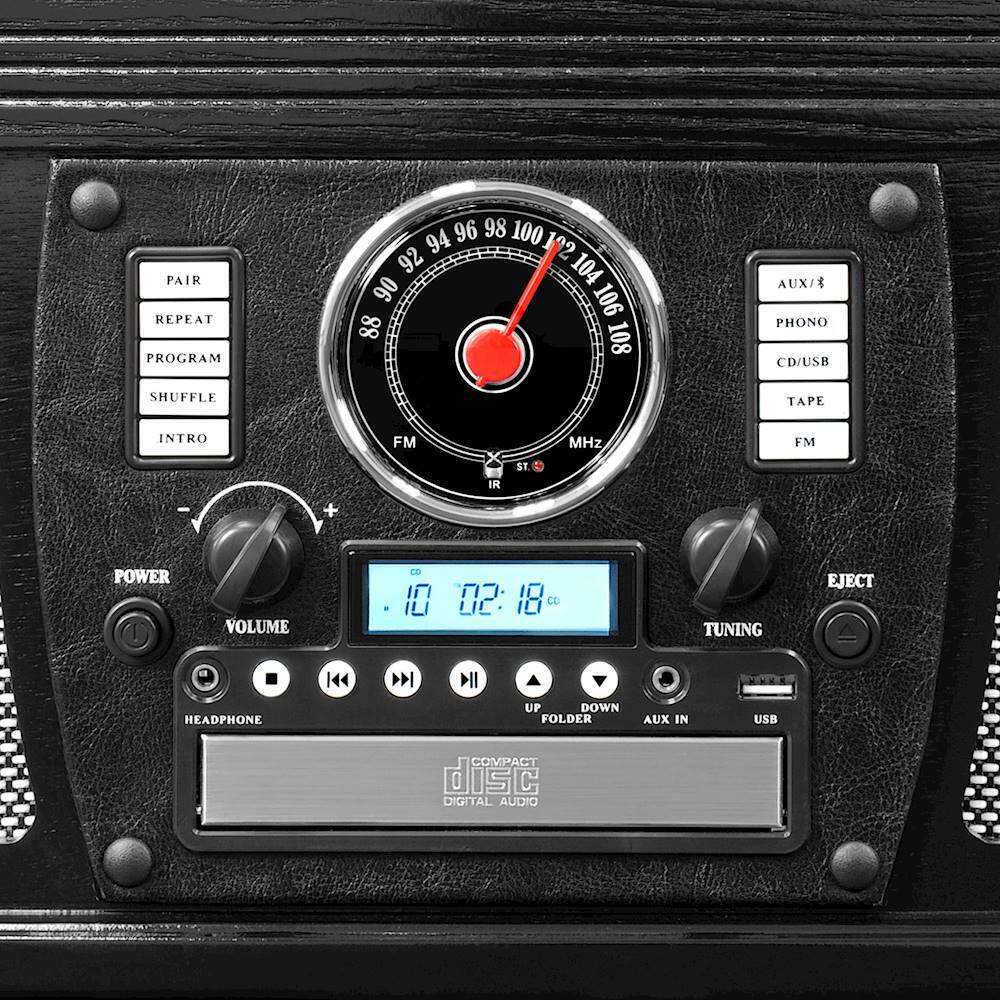 Victrola Navigator 8 in 1 Classic Bluetooth Record Player with ...