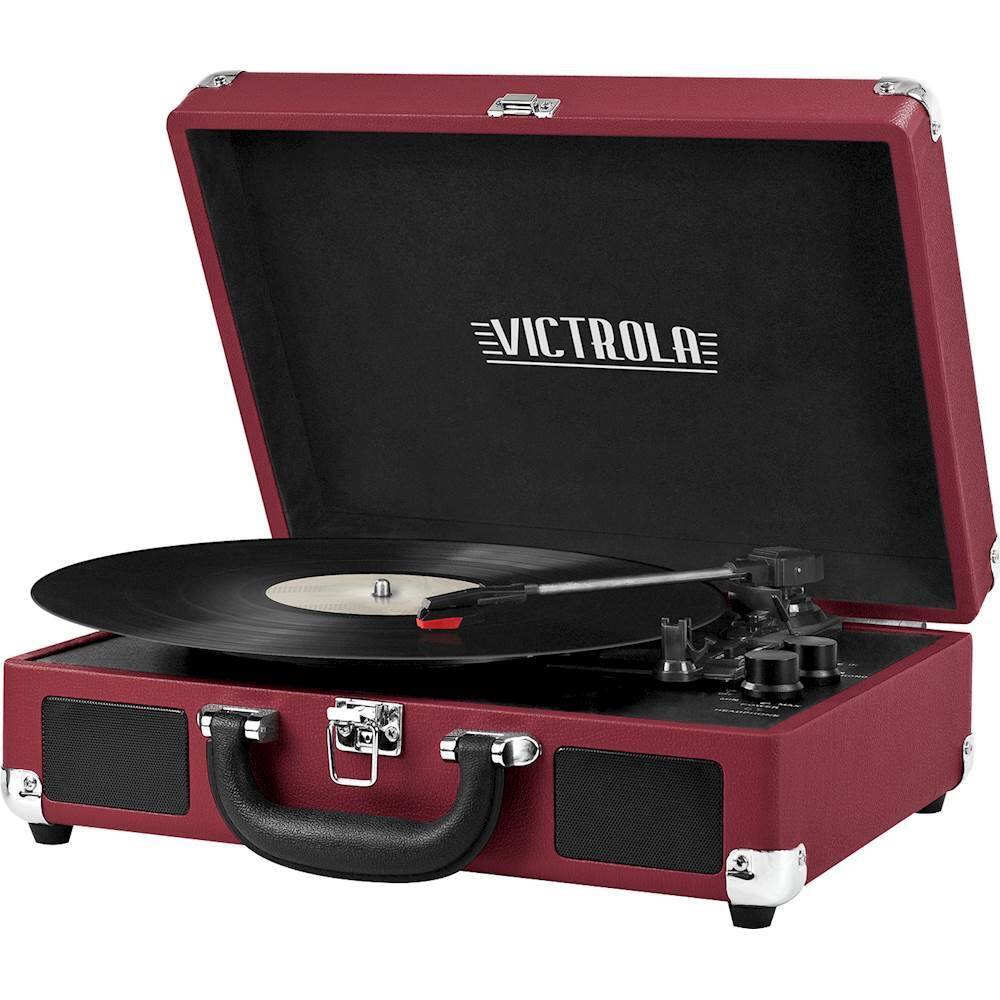 Best Buy: Victrola Bluetooth Stereo Turntable Marsala VSC-550BT-MSL