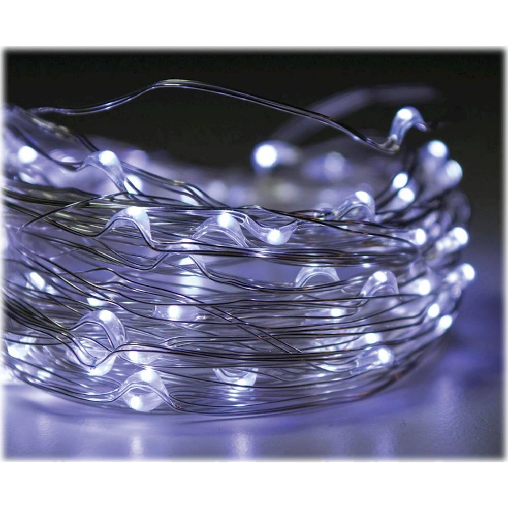Best Buy: Axis LED Micro-Dot String Lights Metallic Silver 25013