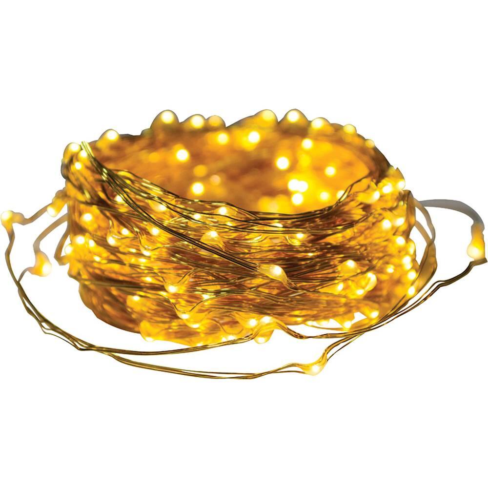 Best Buy: Axis LED Micro-Dot String Lights Metallic Gold 25014