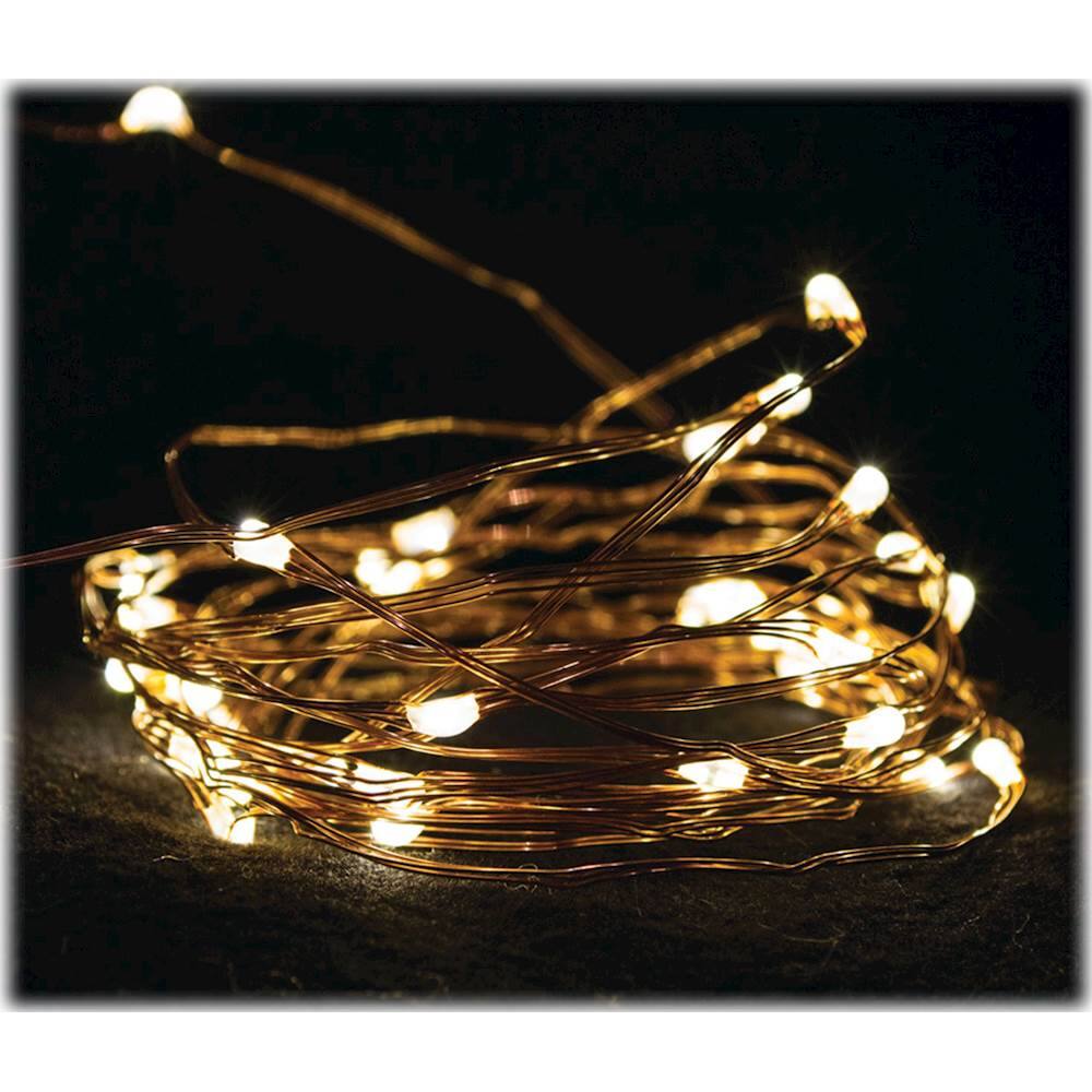Best Buy: Axis LED Micro-Dot String Lights Metallic Gold 25014