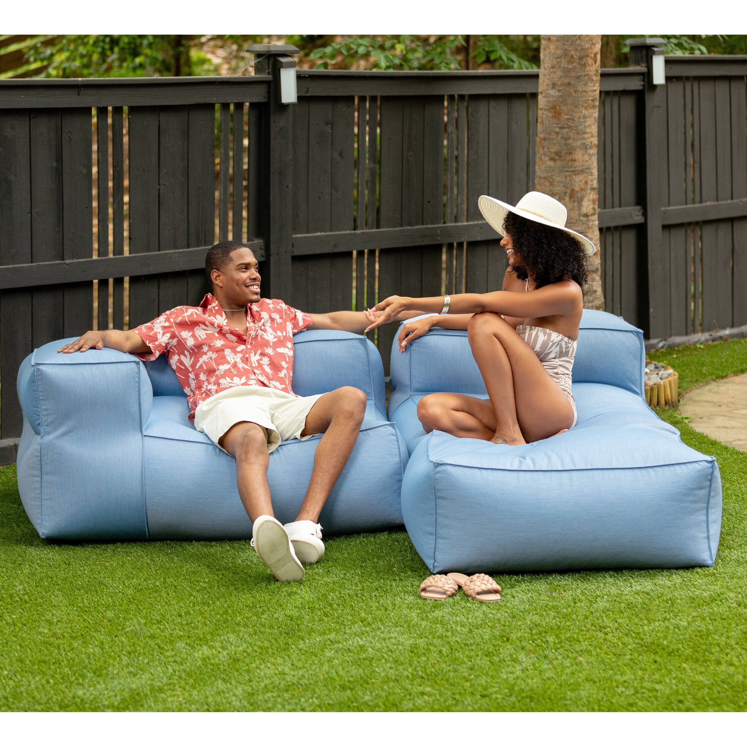 Jaxx Baya Outdoor Chaise Luxurious Chaise Sun Lounger for Poolside or ...