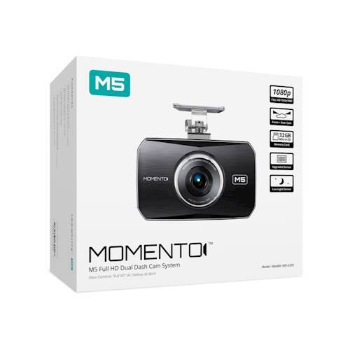 Best Buy: Momento M5 Full HD Dual Dash Cam Bundle Black MD-5200