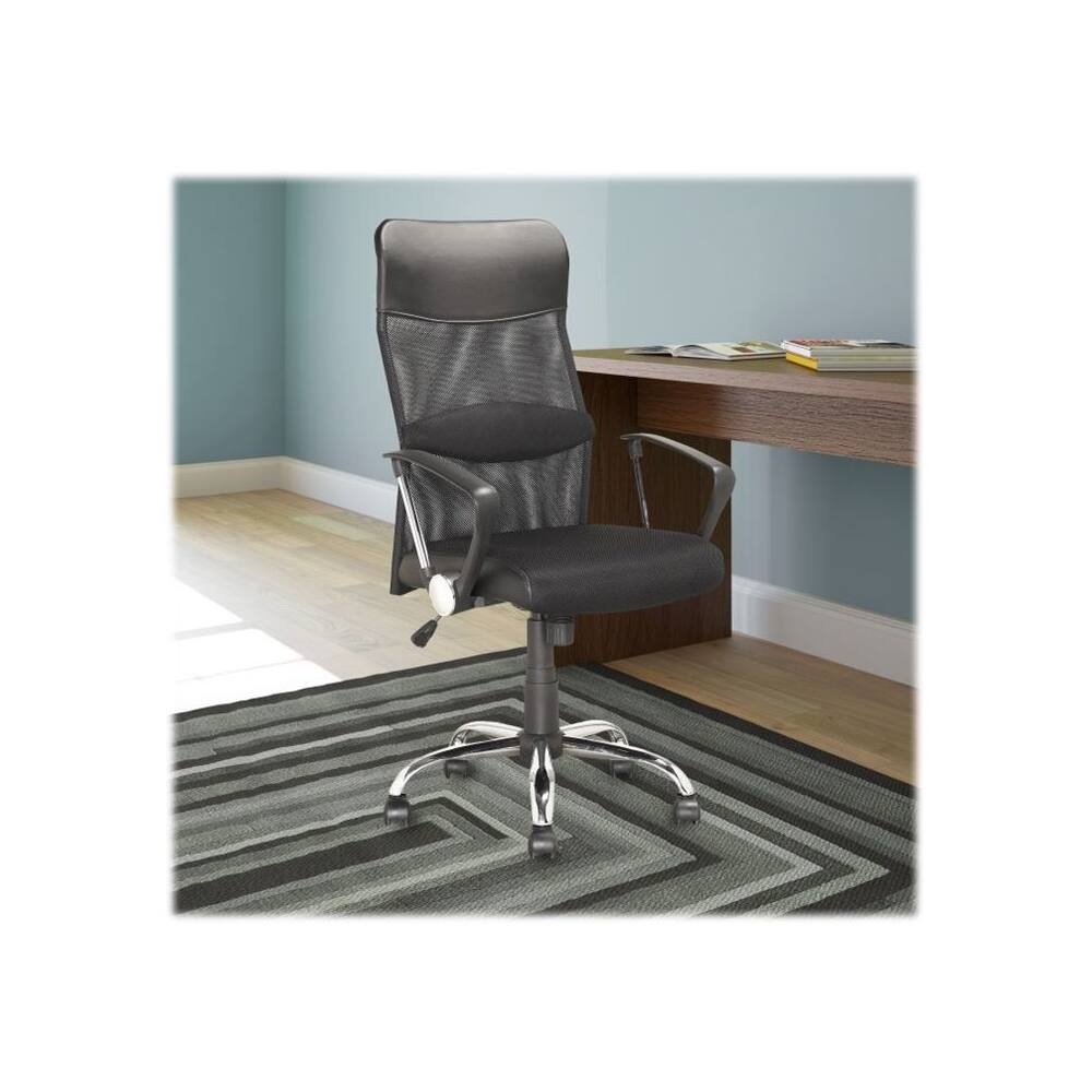Best Buy: CorLiving Workspace 5-Pointed Star Foam / Leatherette / Mesh ...