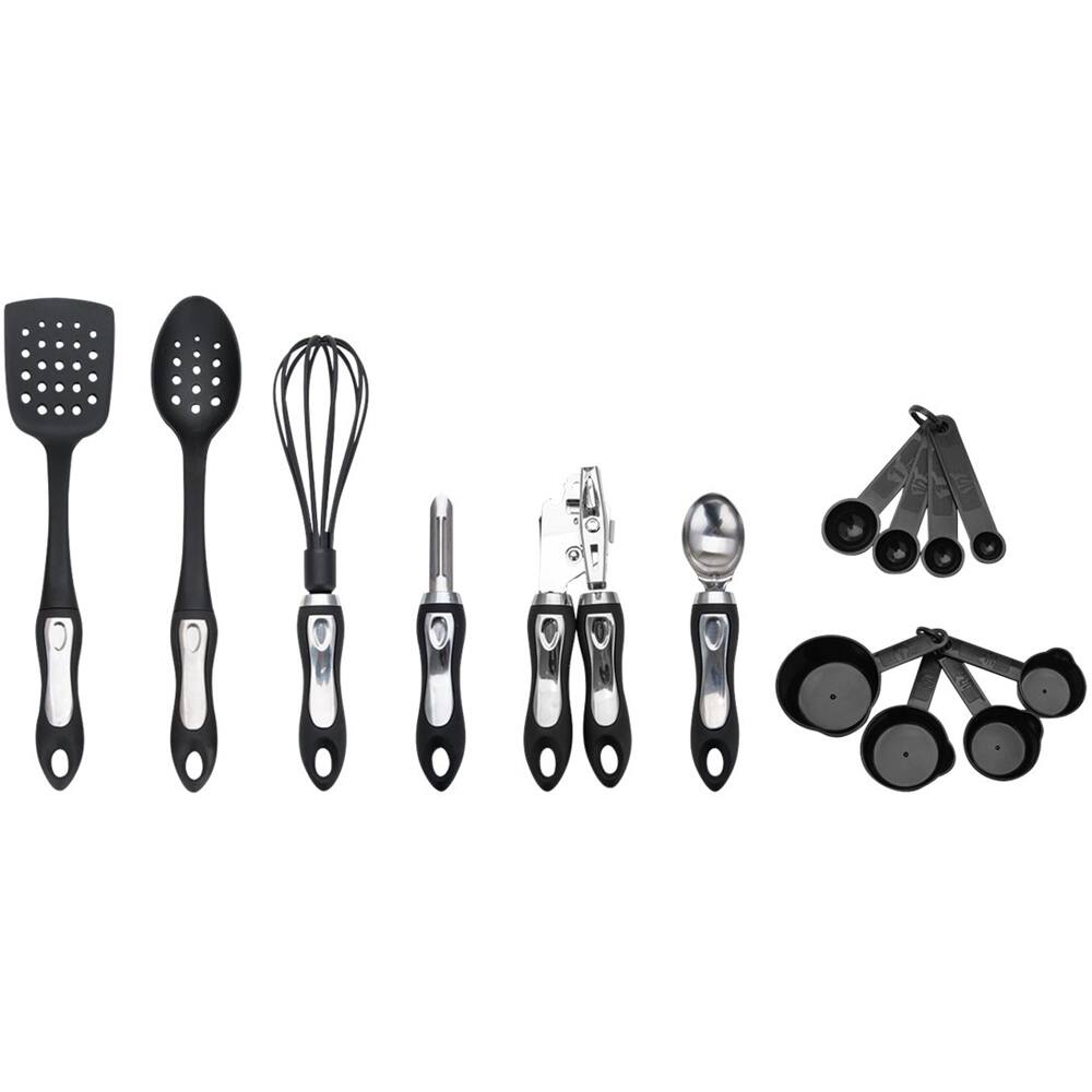 Best Buy: Hamilton Beach 6-Piece Cutlery Set Black with stainless steel ...