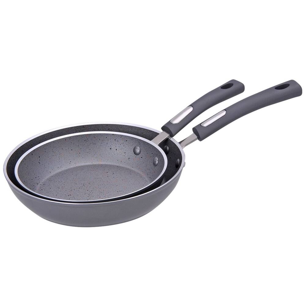 Best Buy: Hamilton Beach 2-Piece Frying Pan Set Gray HAD602