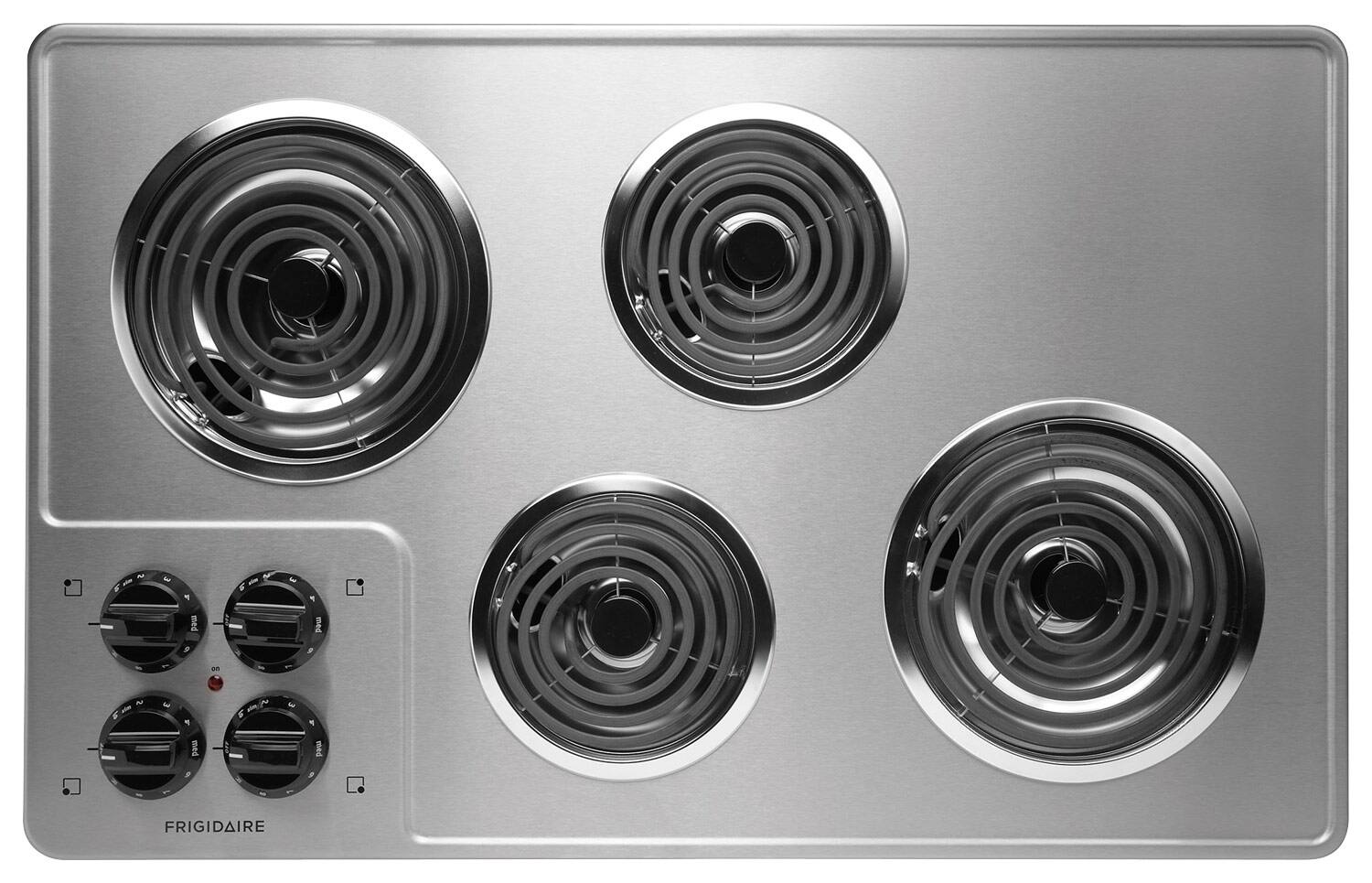 Best Buy Frigidaire 32 Built In Electric Cooktop Stainless Steel