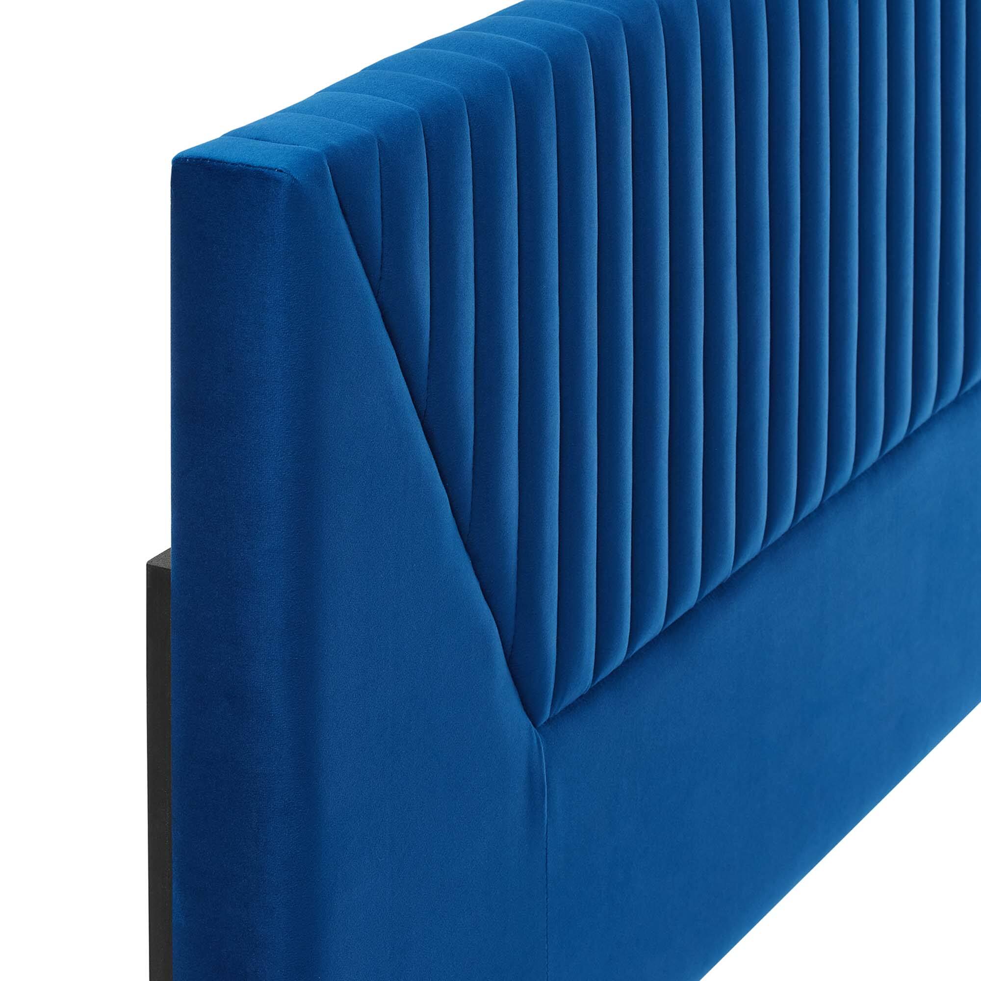 Patience Channel Tufted Performance Velvet King/California King ...