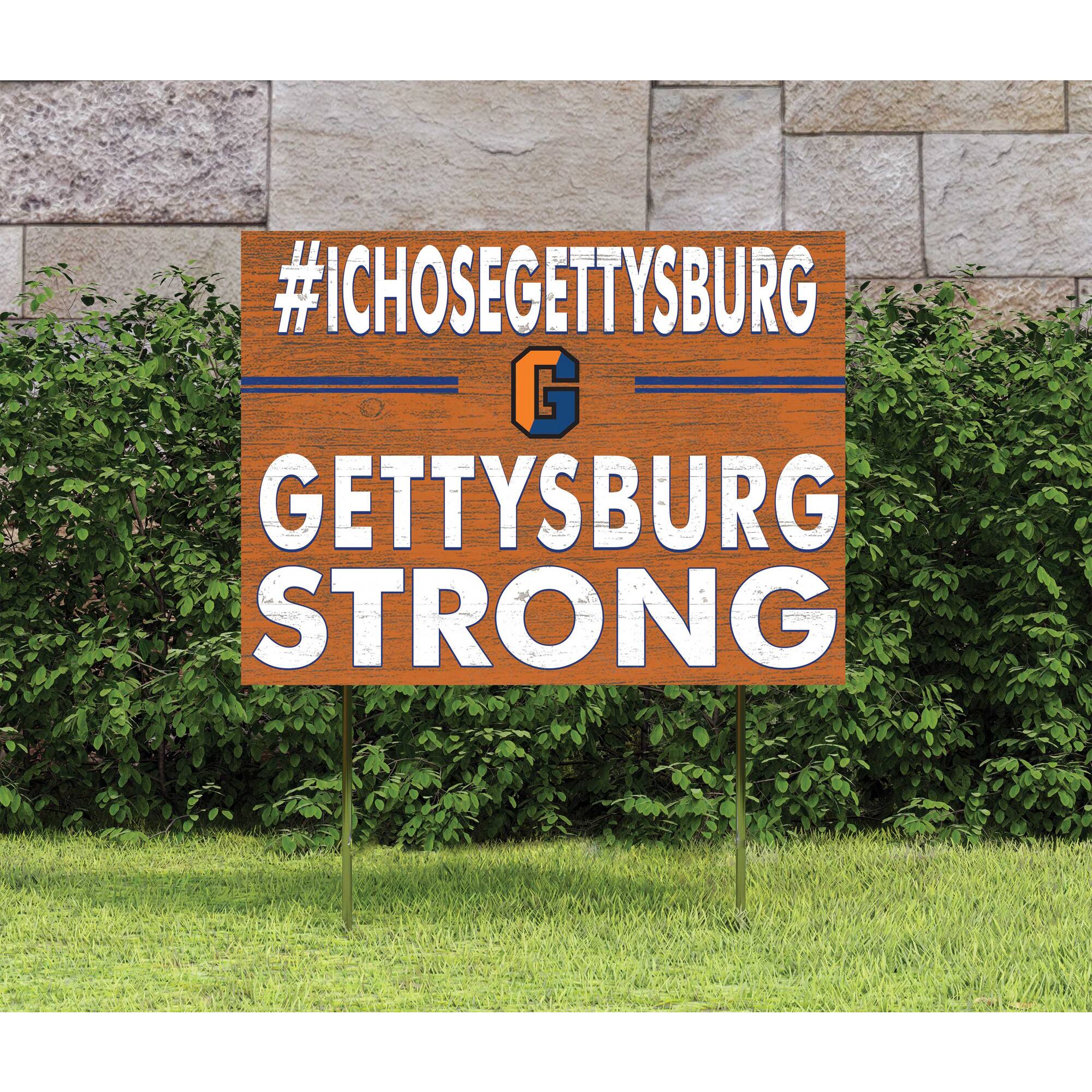 Jardine Gettysburg Bullets 18'' x 24'' I Chose Lawn Sign Orange 4953337 ...