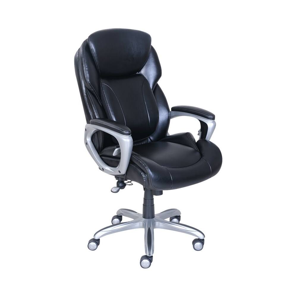 Best Buy: Serta Myfit 5-Pointed Star Executive Chair Black 48097