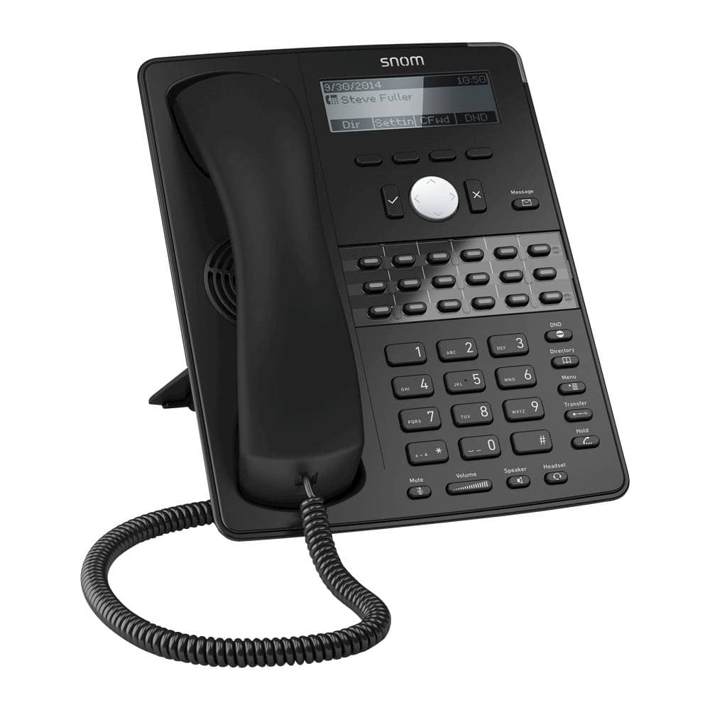 Best Buy: Snom D725 VoIP Desk Telephone with PoE Black SNO-D725