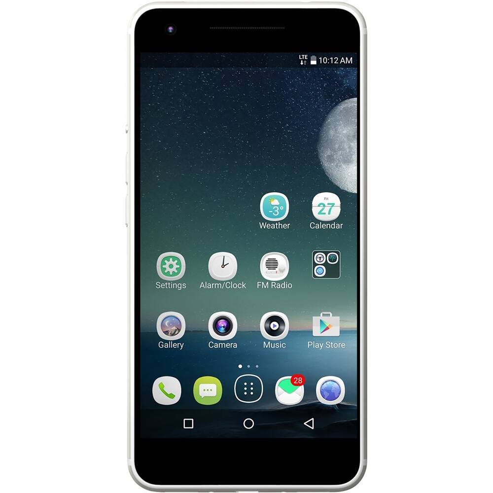 Luna 1 4G LTE with 16GB Memory Cell Phone (Unlocked) Silver TG-L800S ...