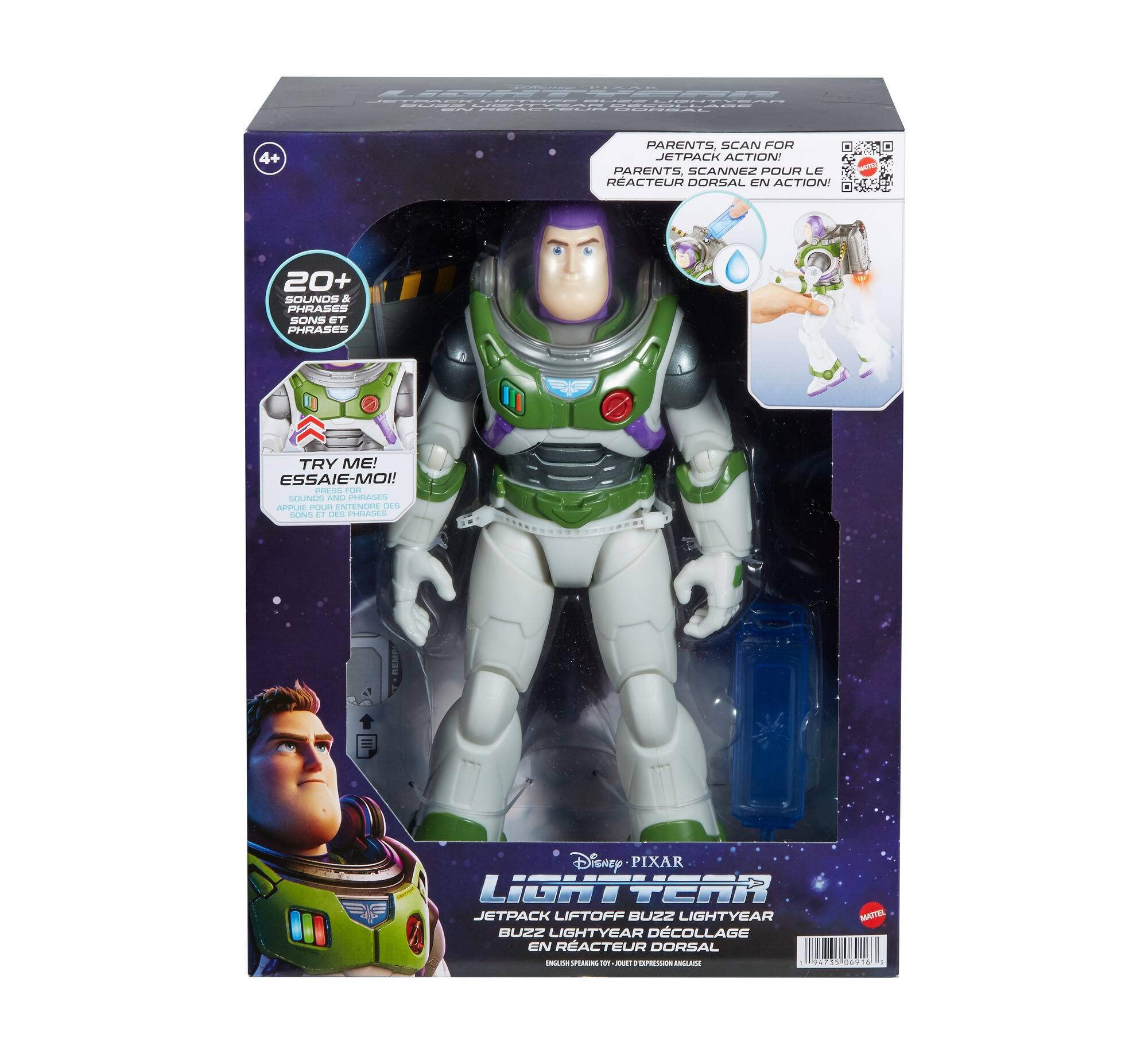 Best Buy: Disney Pixar Lightyear Jetpack Liftoff Buzz Lightyear Multi HHK15