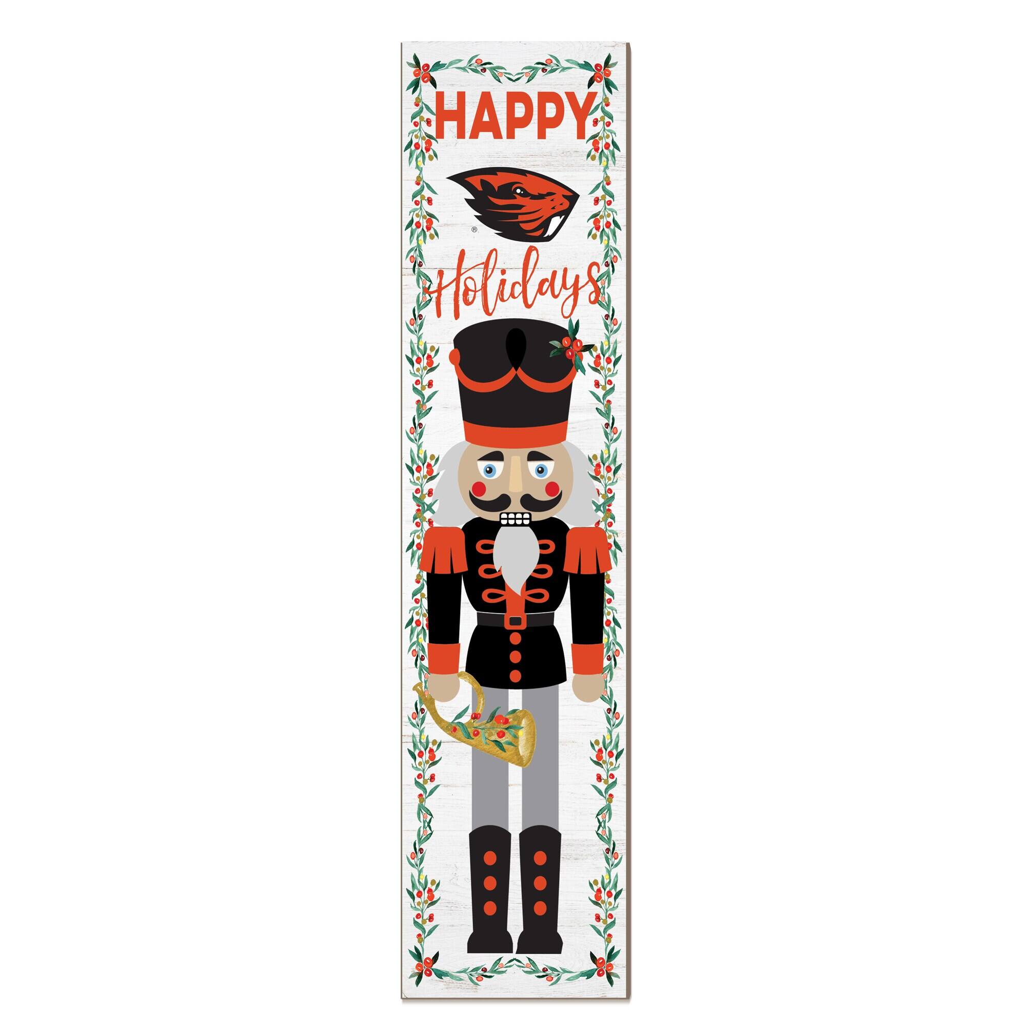 Jardine Oregon State Beavers 11" x 46" Nutcracker Holiday Leaner Sign ...