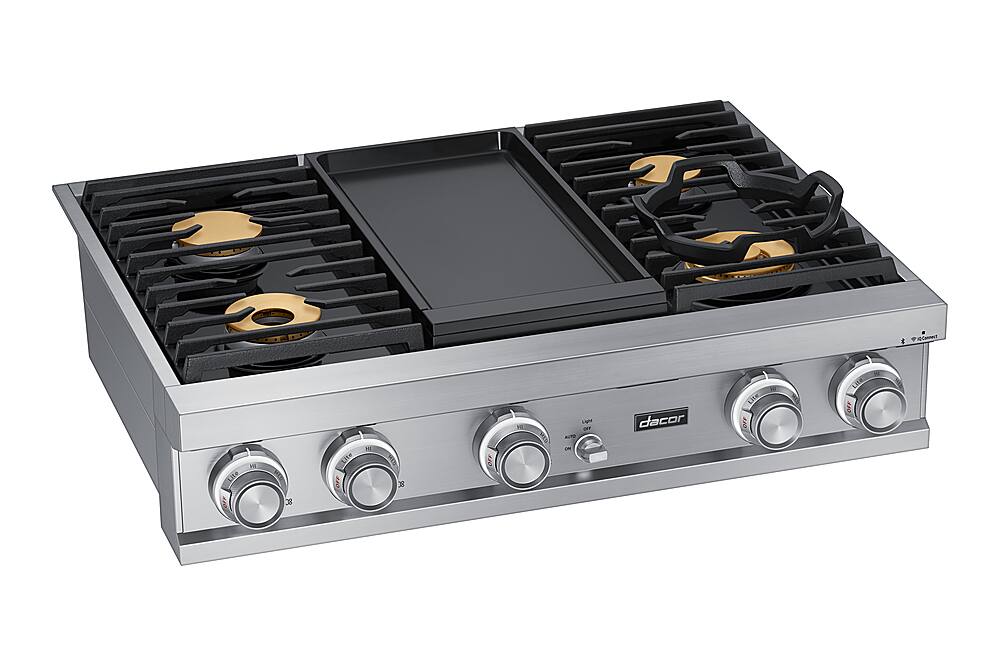 Best Buy: Dacor Contemporary 36" Built-In Gas Cooktop with 4 Burners ...