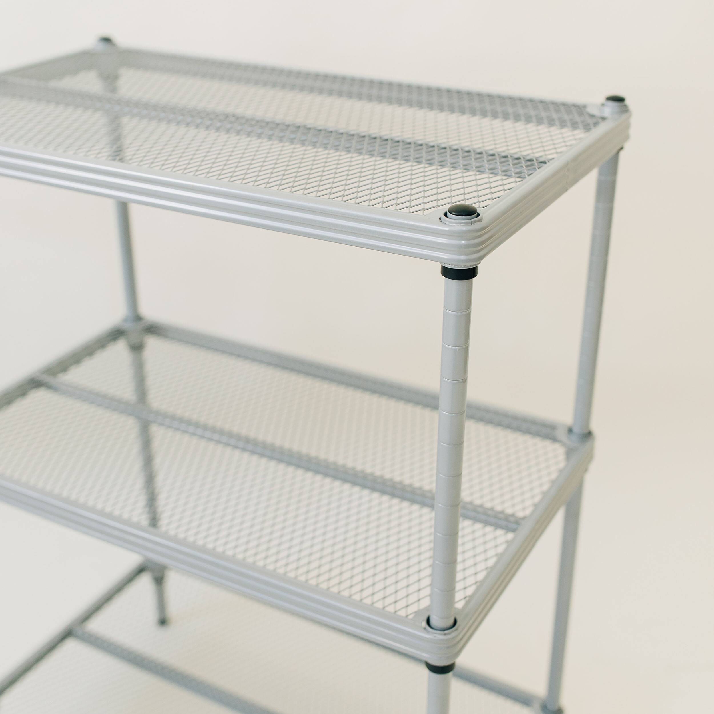Design Ideas MeshWorks 3 Tier Full Size Metal Storage Shelving Unit ...